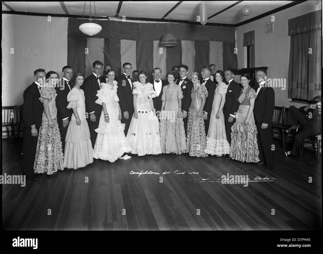 This image shows dance competitors at the Jack Keating Dance Studio ...