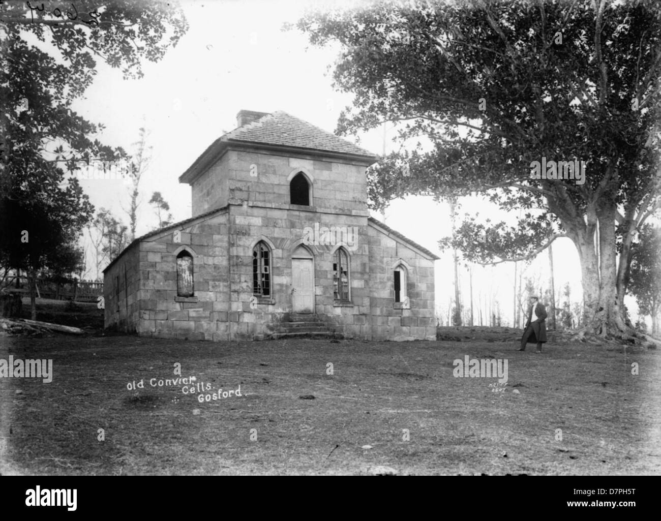 The Old Convict Cells at Gosford, dating back to 1908, are part of the ...