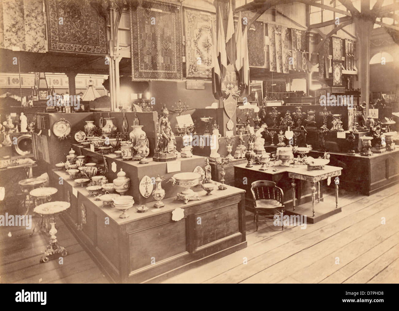 The interior of the French Court at the Garden Palace showcases the ...