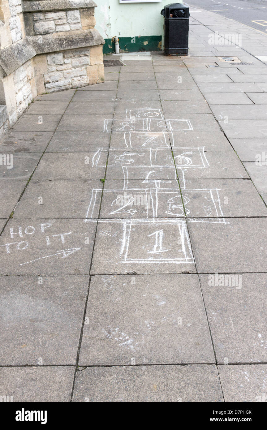 Childrens hopping game hi-res stock photography and images - Alamy