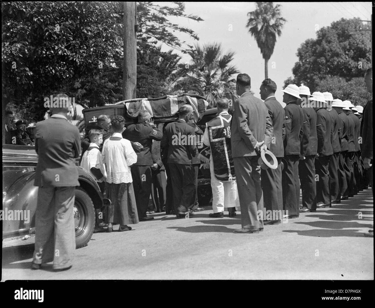 Funeral [Sir Thomas Henley's?] in Drummoyne Stock Photo - Alamy