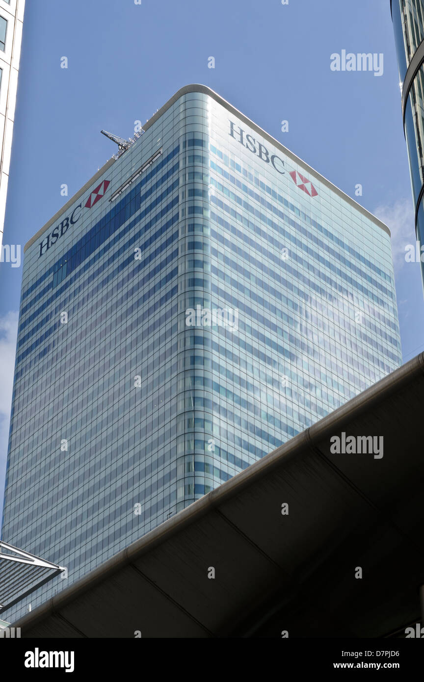 HSBC 8 Canada Square building, Canary Wharf, London, England, United ...