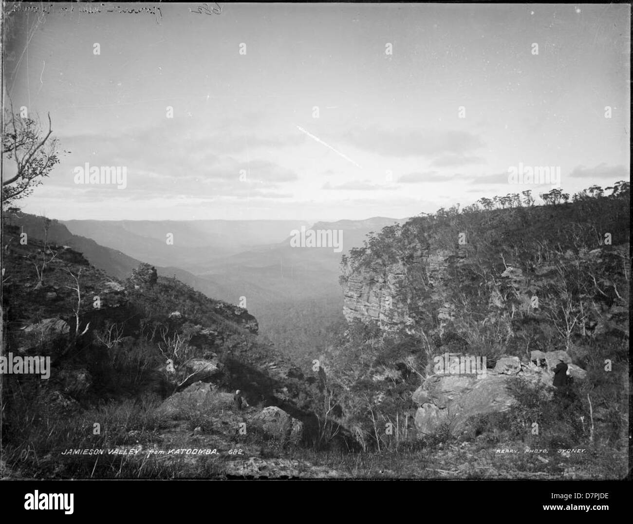 A photograph showcasing the scenic Jamieson Valley as seen from ...