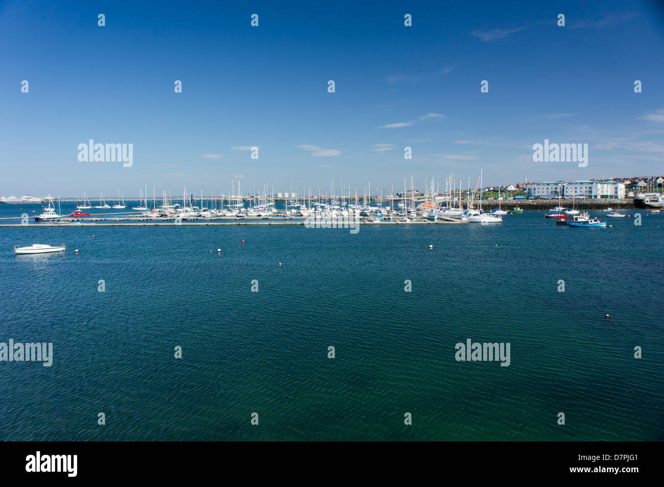 Holyhead harbour Anglesey North Wales Uk Stock Photo - Alamy
