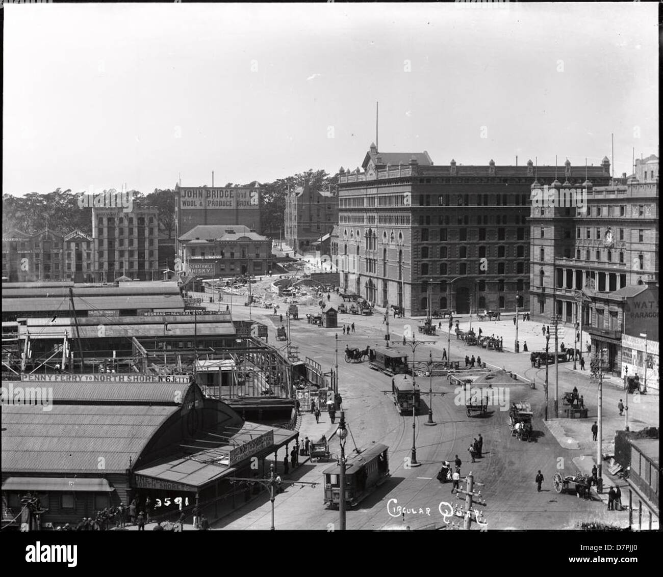The image showcases the Circular Quay Customs Hotel, a historic ...