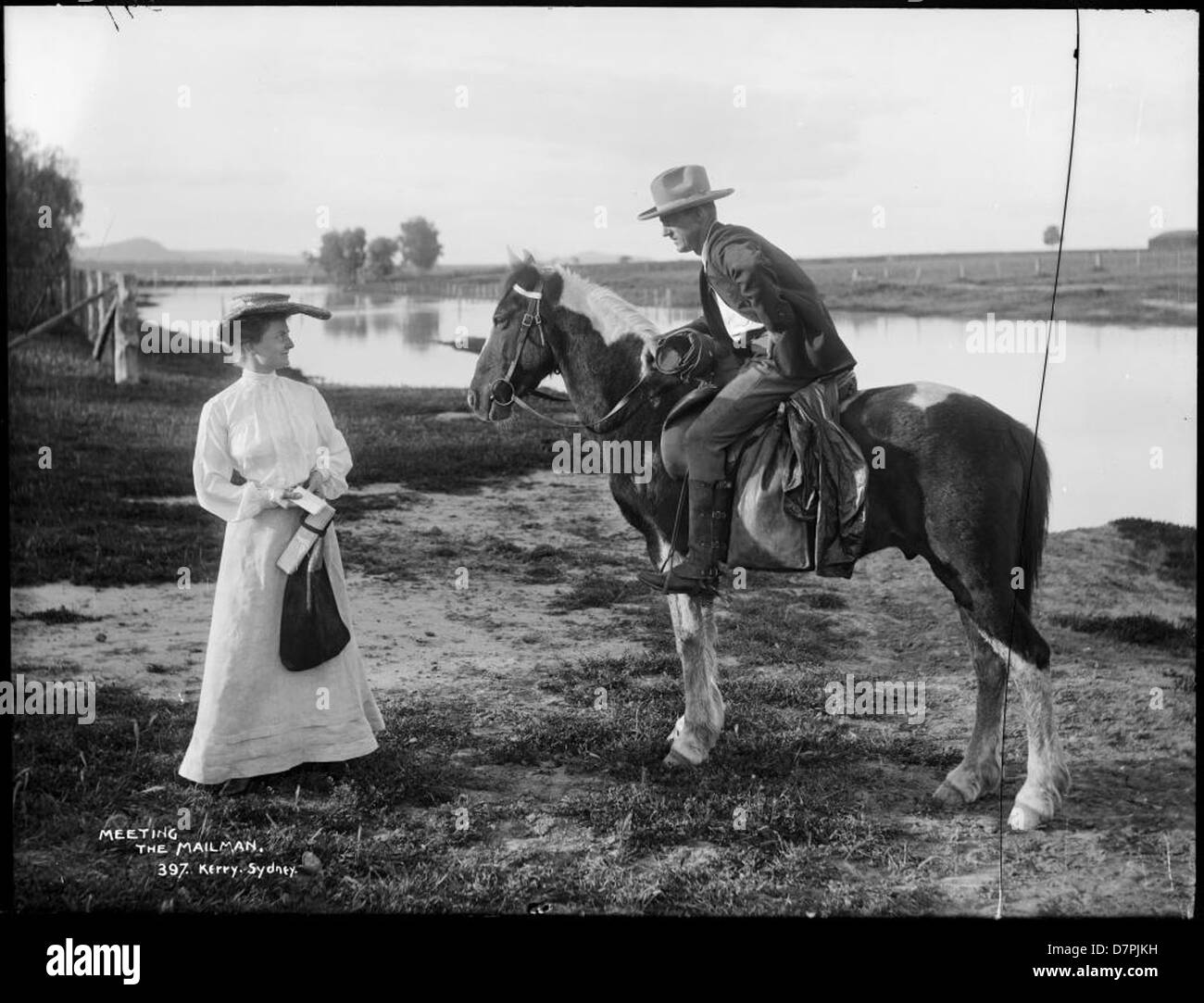 Vintage mailman hi-res stock photography and images - Alamy