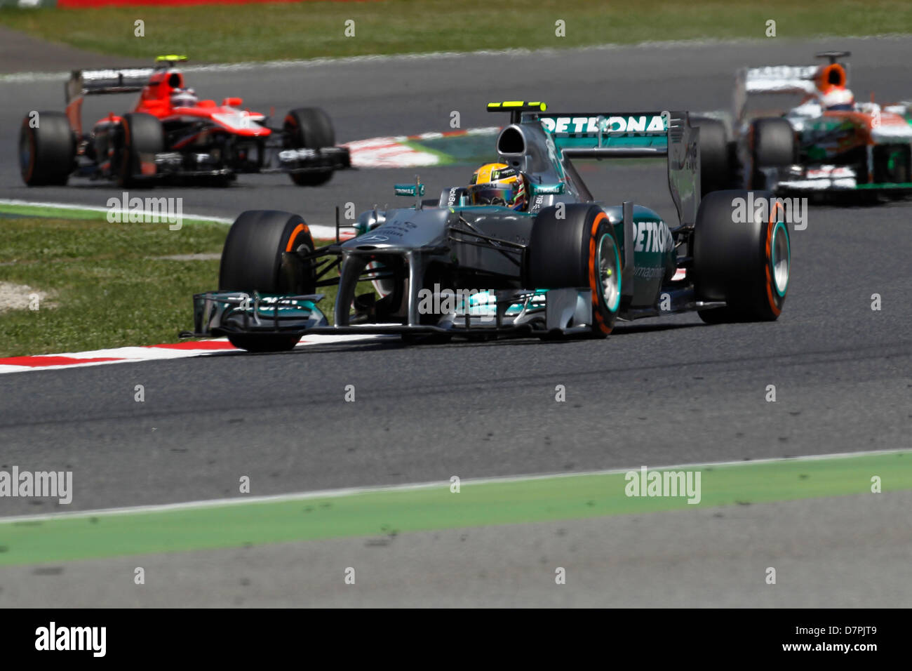 Lewis hamilton spanish gp 2013 hi-res stock photography and images - Alamy