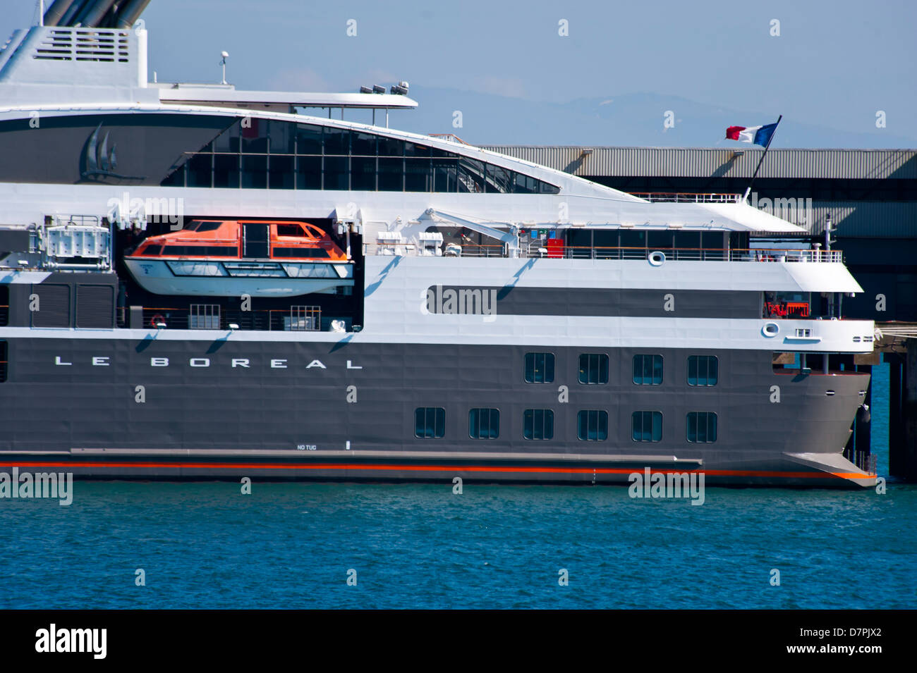 Le Boreal Cruise ship at Holyhead Harbour Anglesey North Wales Uk Stock ...
