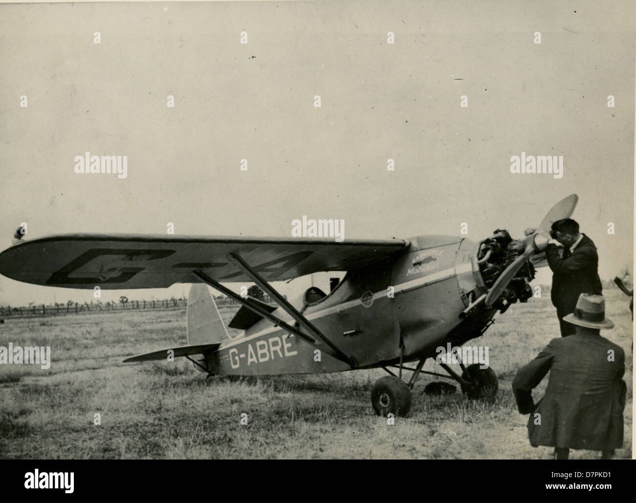 Comper swift vintage 1930s monoplane hi-res stock photography and ...