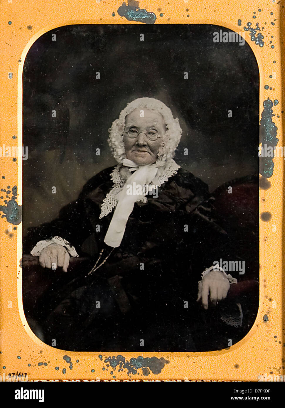 This portrait of Mary Hyde, wife of Simeon Lord, a notable figure in ...