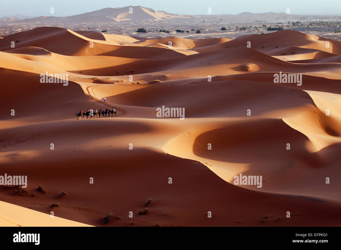 Erg Chebbi: Sunset Stock Photo - Alamy