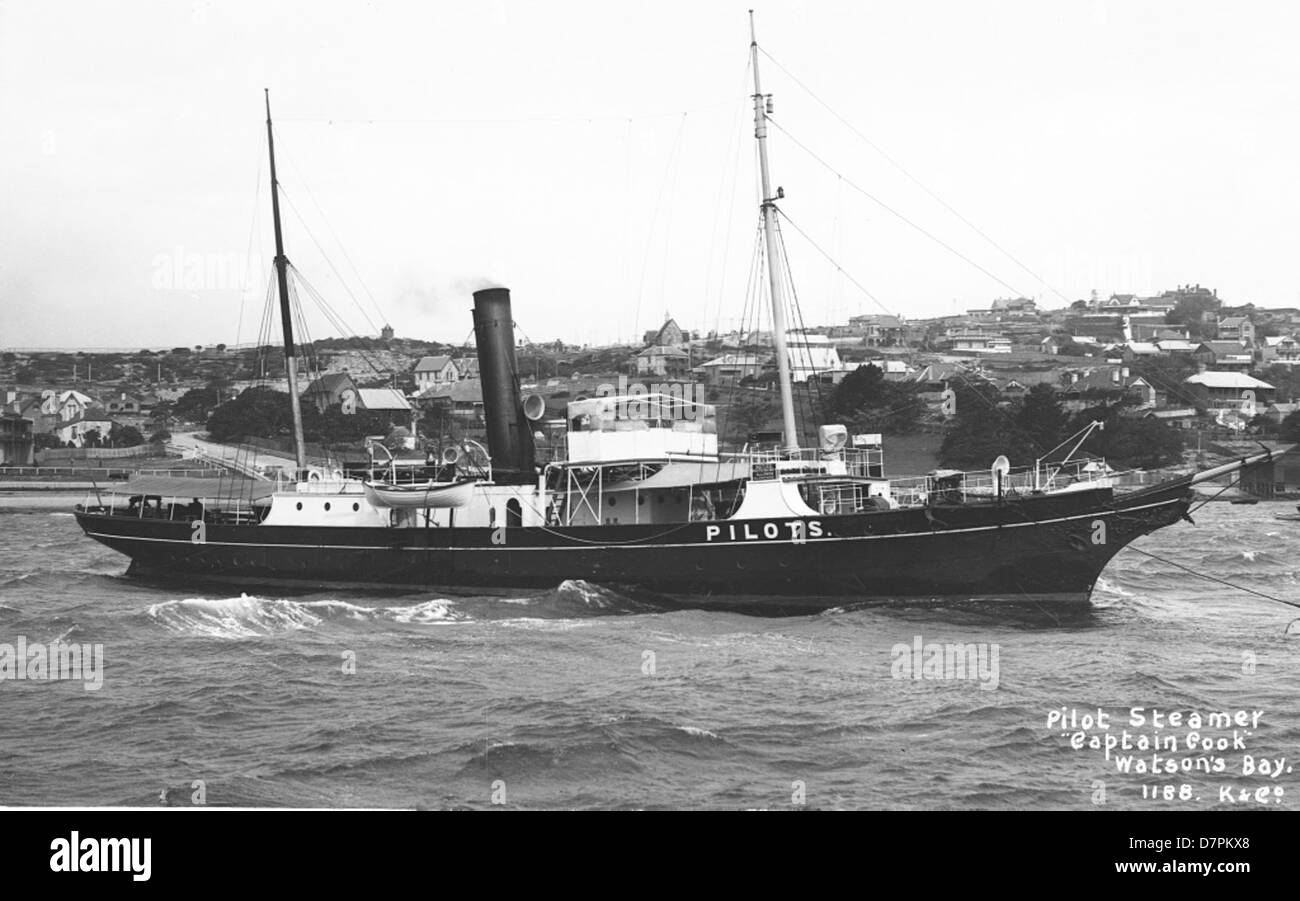 The 'Captain Cook' pilot steamer, featured in the Powerhouse Museum’s ...