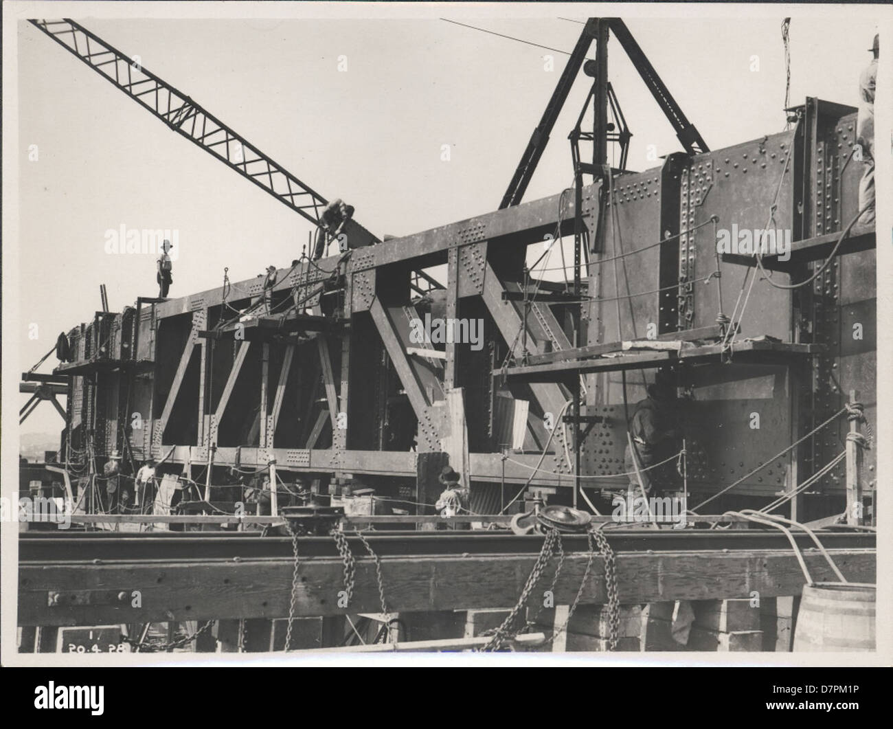 The construction of the Sydney Harbour Bridge was a monumental ...
