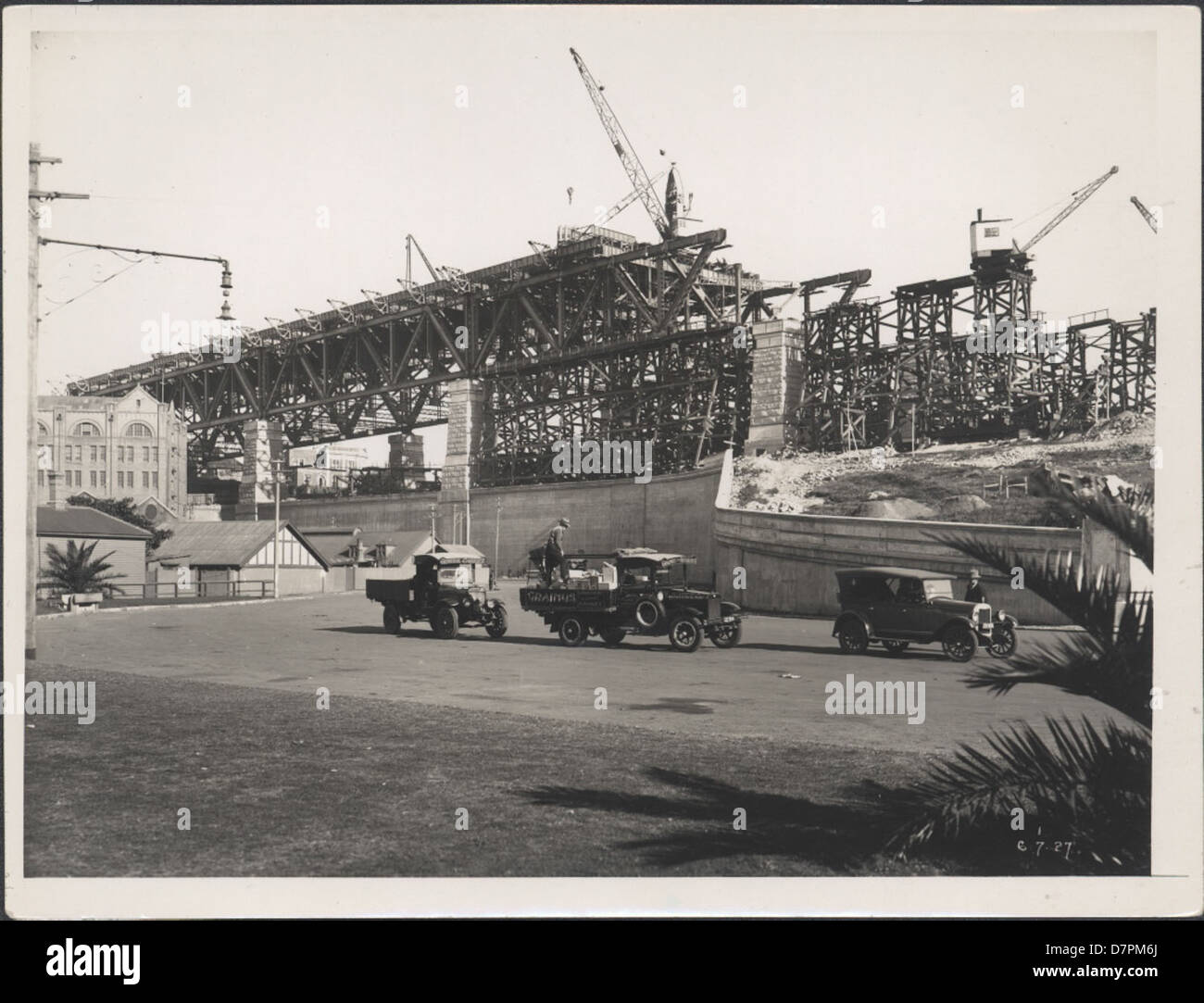 The construction of the Sydney Harbour Bridge was a monumental ...