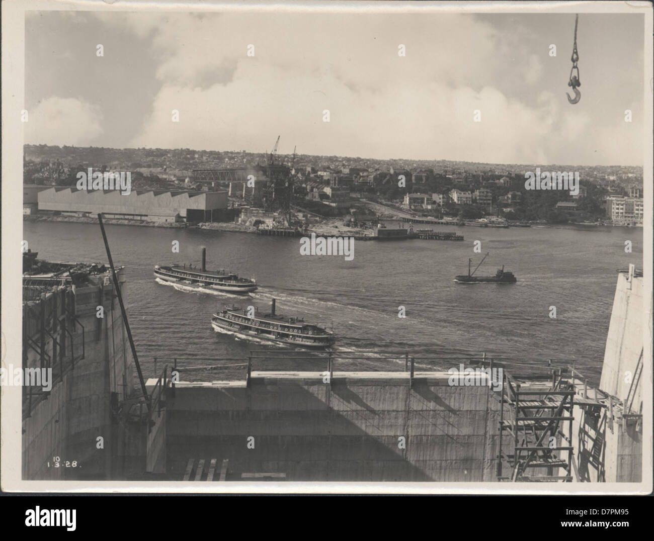 The construction of the Sydney Harbour Bridge was a monumental ...