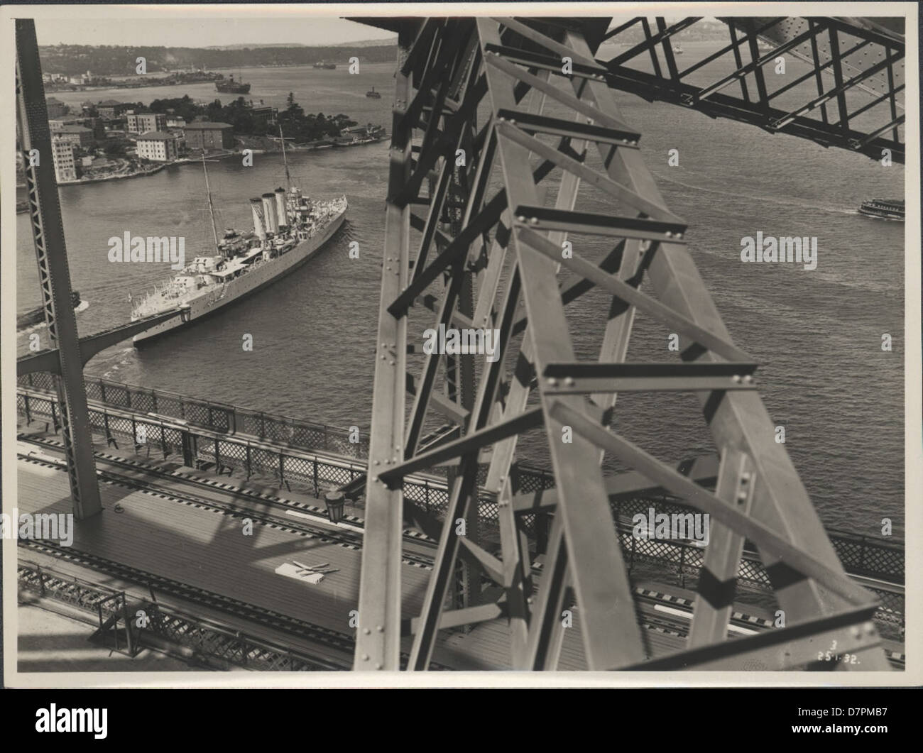 The Sydney Harbour Bridge, completed in 1932, is an iconic landmark of ...