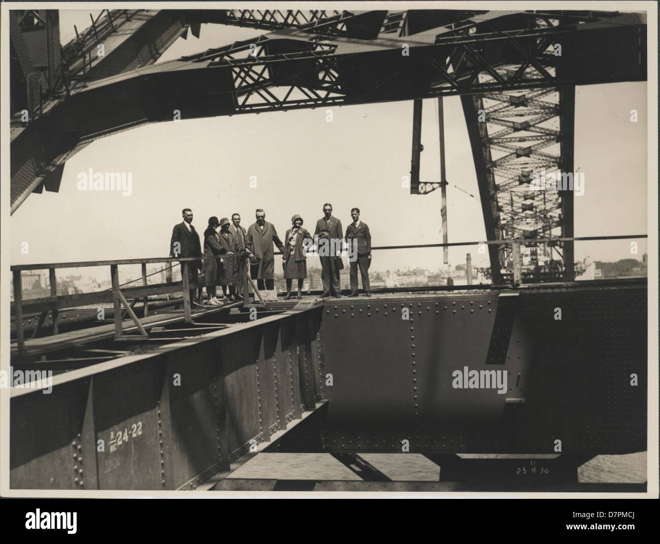 The construction of the Sydney Harbour Bridge, completed in 1932, is a ...