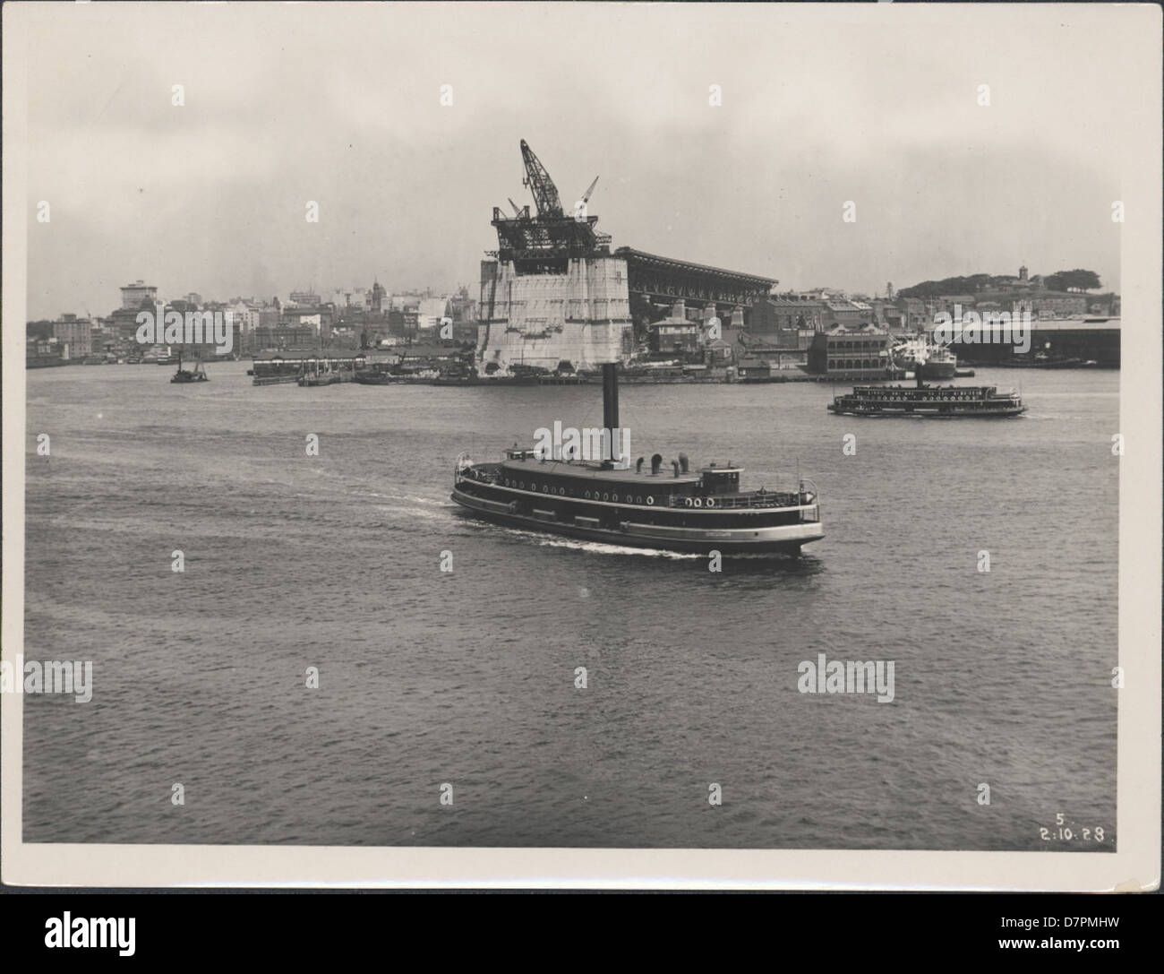 This photograph taken in October 1928 shows the northern approach of ...