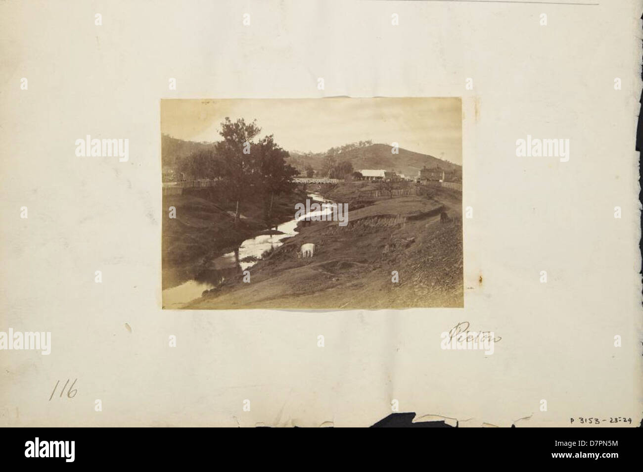 Main street and bridge at Picton, 1880-1900 Stock Photo - Alamy