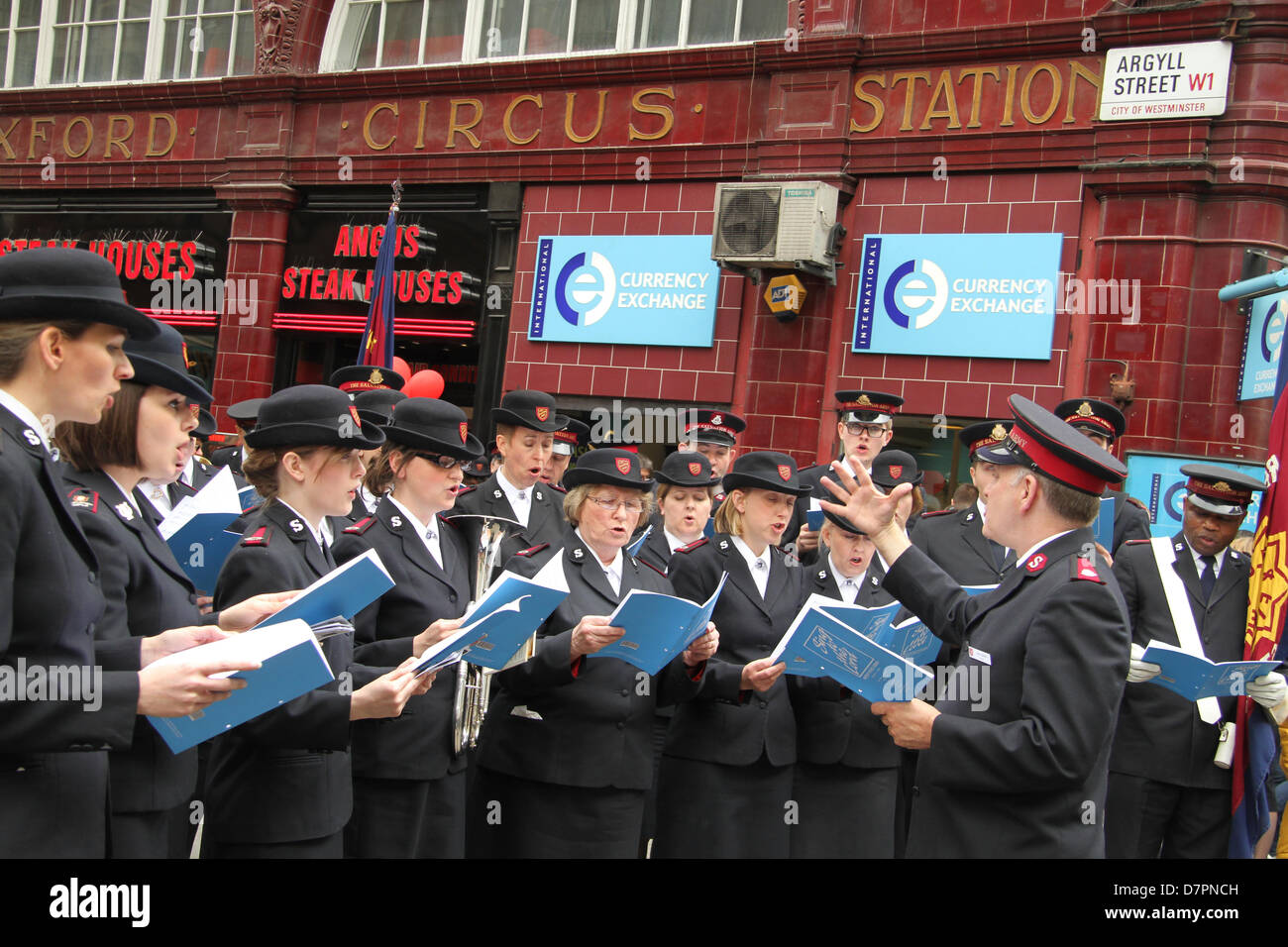 Salvation army band members instruments hi-res stock photography and ...
