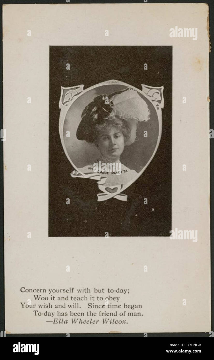 This 1909 portrait of Miss Grace Palotta, housed in the Powerhouse ...