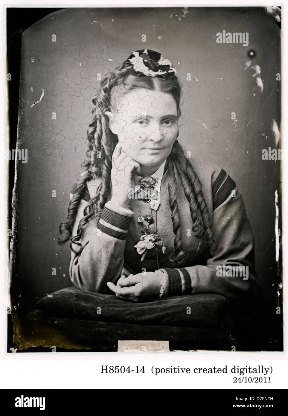 A photograph of Mrs. Jenkins taken by Freeman Brothers Studio between ...