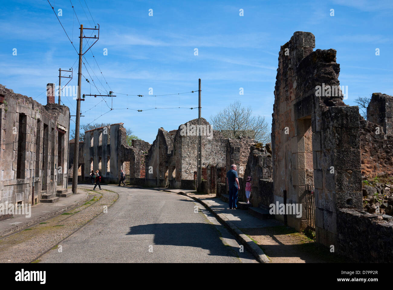 Oradour-sur-Glane near Limoges in France Stock Photo - Alamy