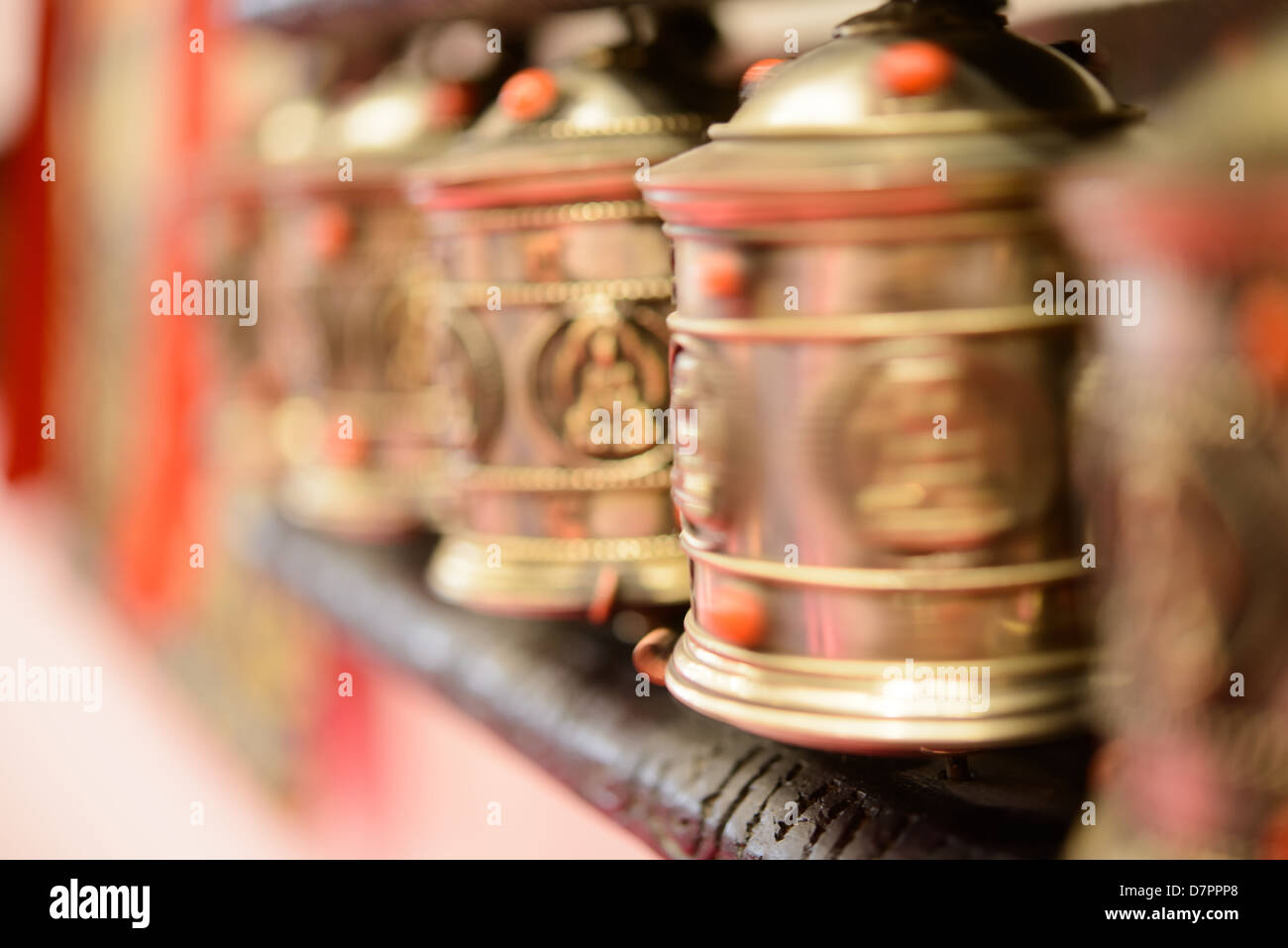 Buddhist prayer rolls hi-res stock photography and images - Alamy
