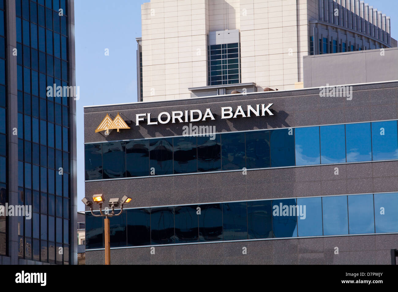Florida Bank logo is seen on a building in Jacksonville, Florida Stock ...