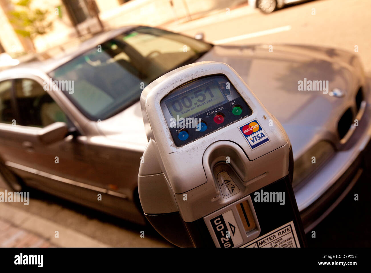 A street meter is seen in Jacksonville, Florida Stock Photo - Alamy
