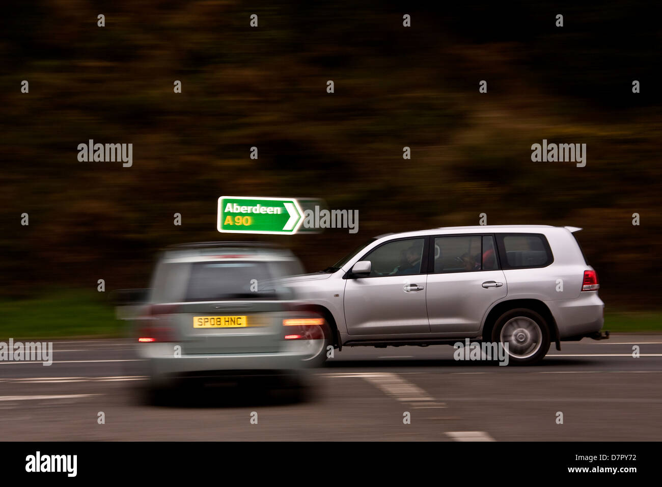 Cars stopping stop sign hi-res stock photography and images - Alamy