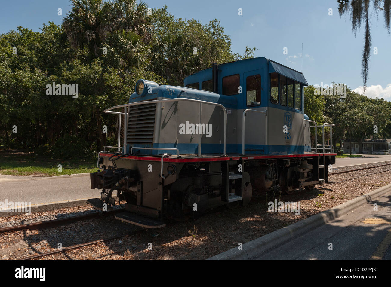 Woonton Park Train Depot in Tavares, Florida Stock Photo - Alamy