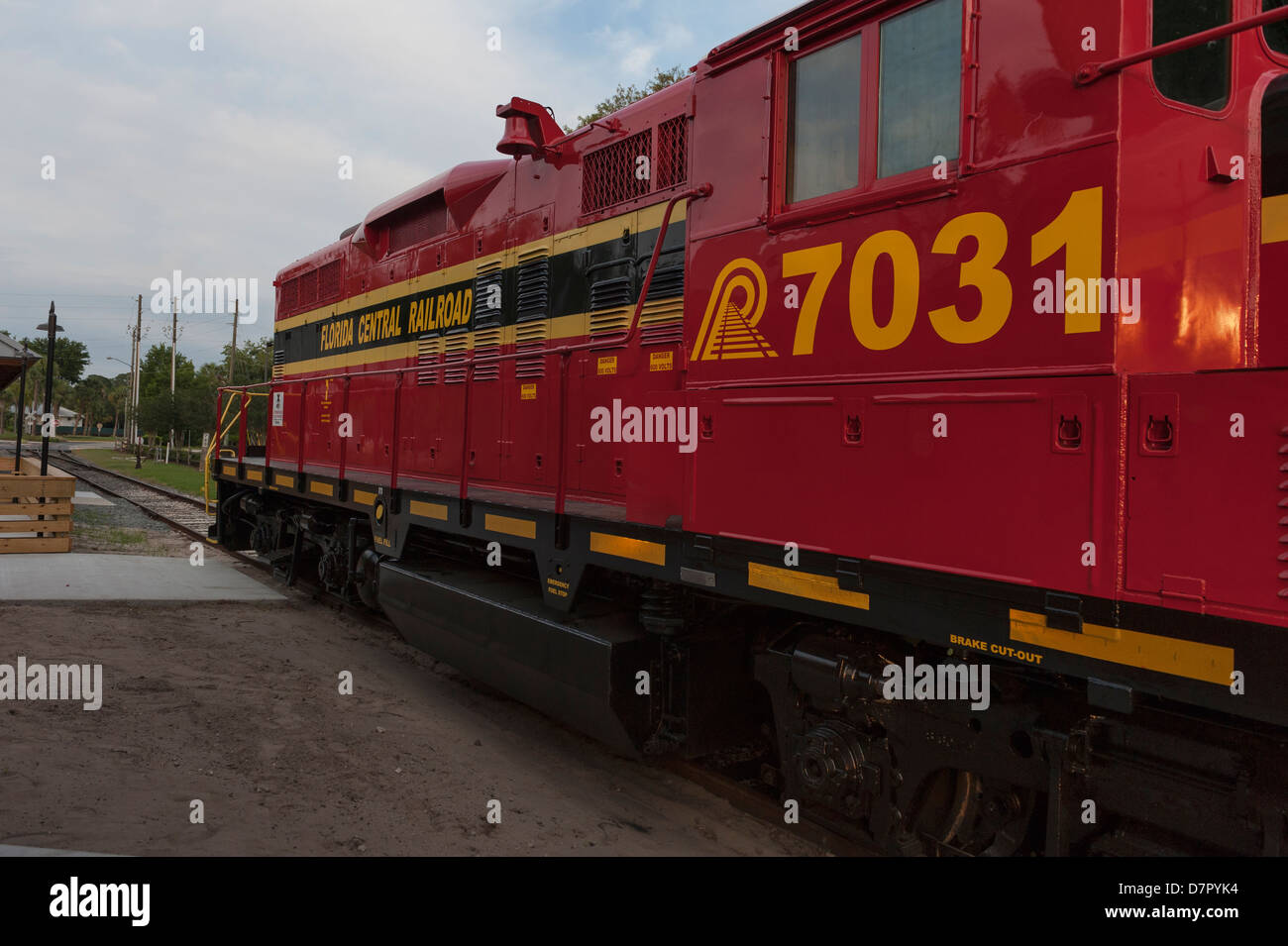 Woonton Park Train Depot in Tavares, Florida Stock Photo - Alamy