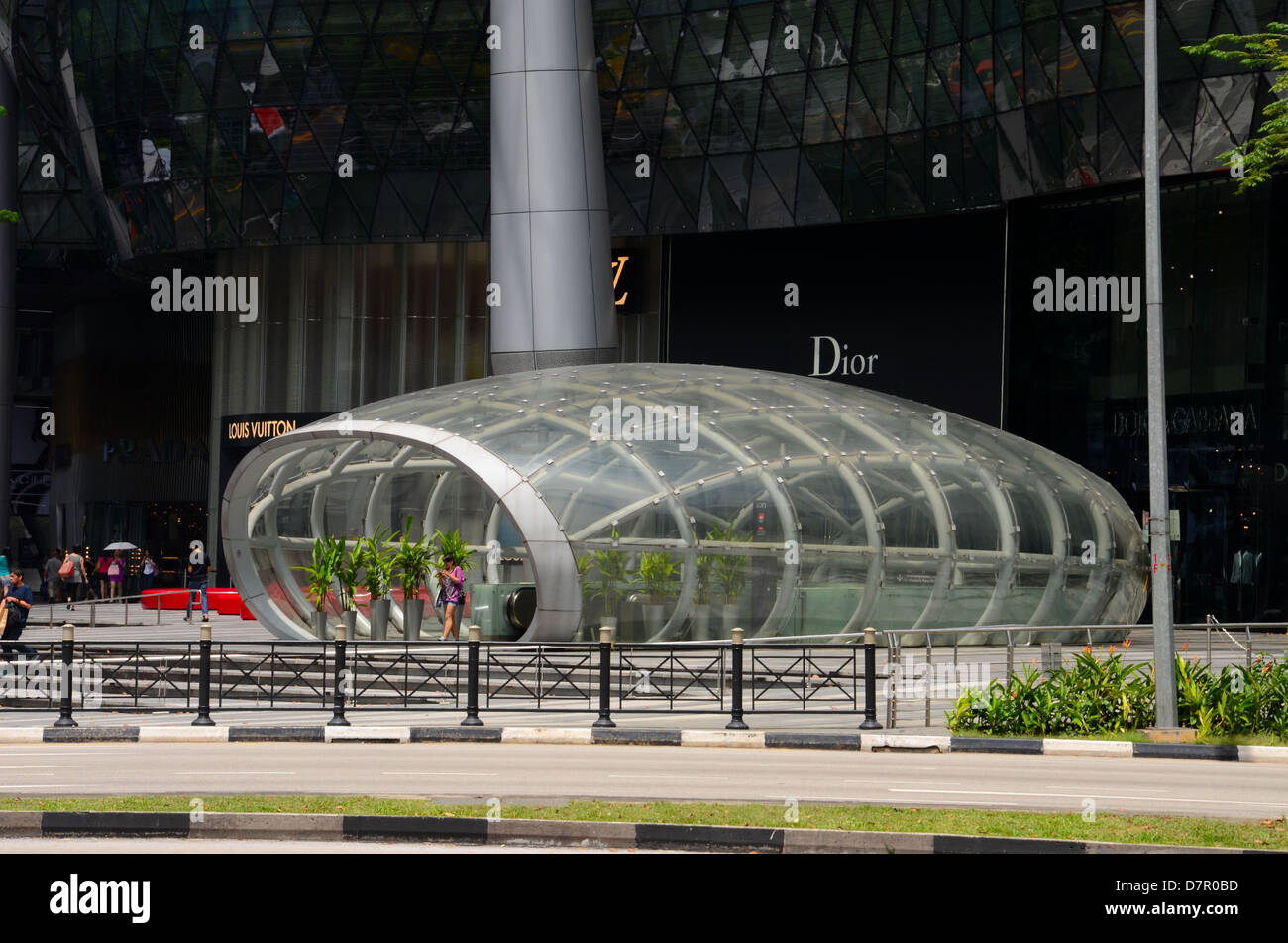 Ion Orchard Entrance To The Mrt Station High Resolution Stock ...