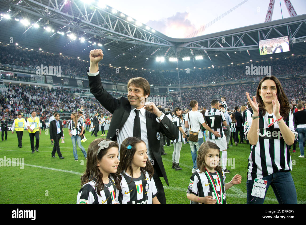 Antonio Conte & his family (Juventus), MAY 11, 2013 - Football / Soccer ...