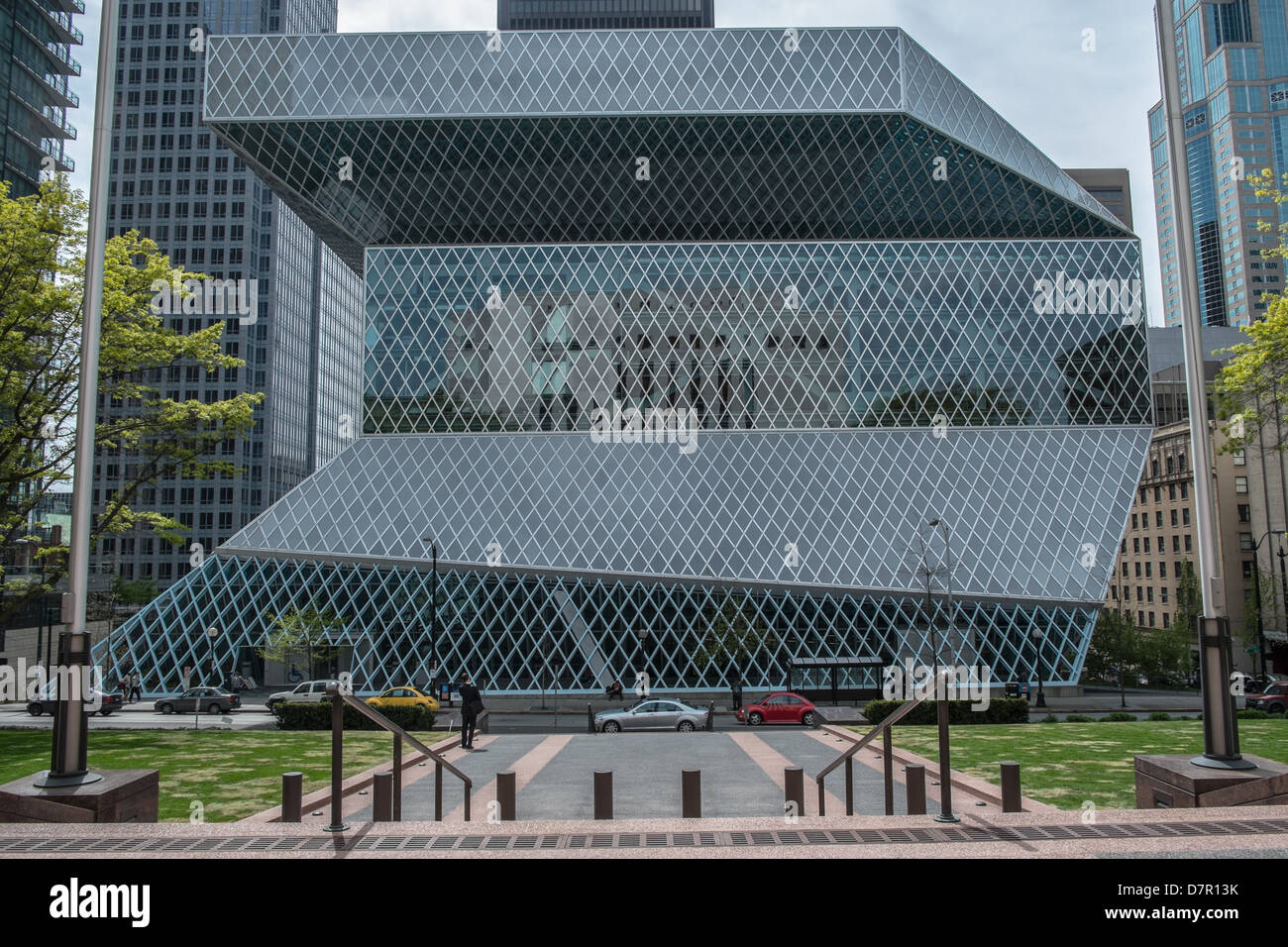 Seattle central library hi-res stock photography and images - Alamy