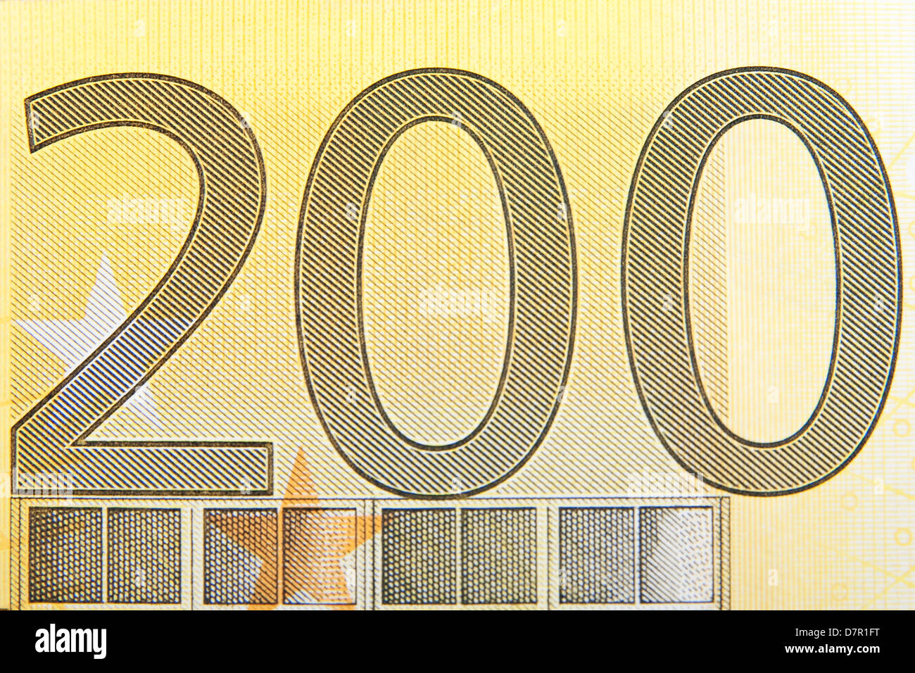 Close-up of 200 euro banknote Stock Photo - Alamy