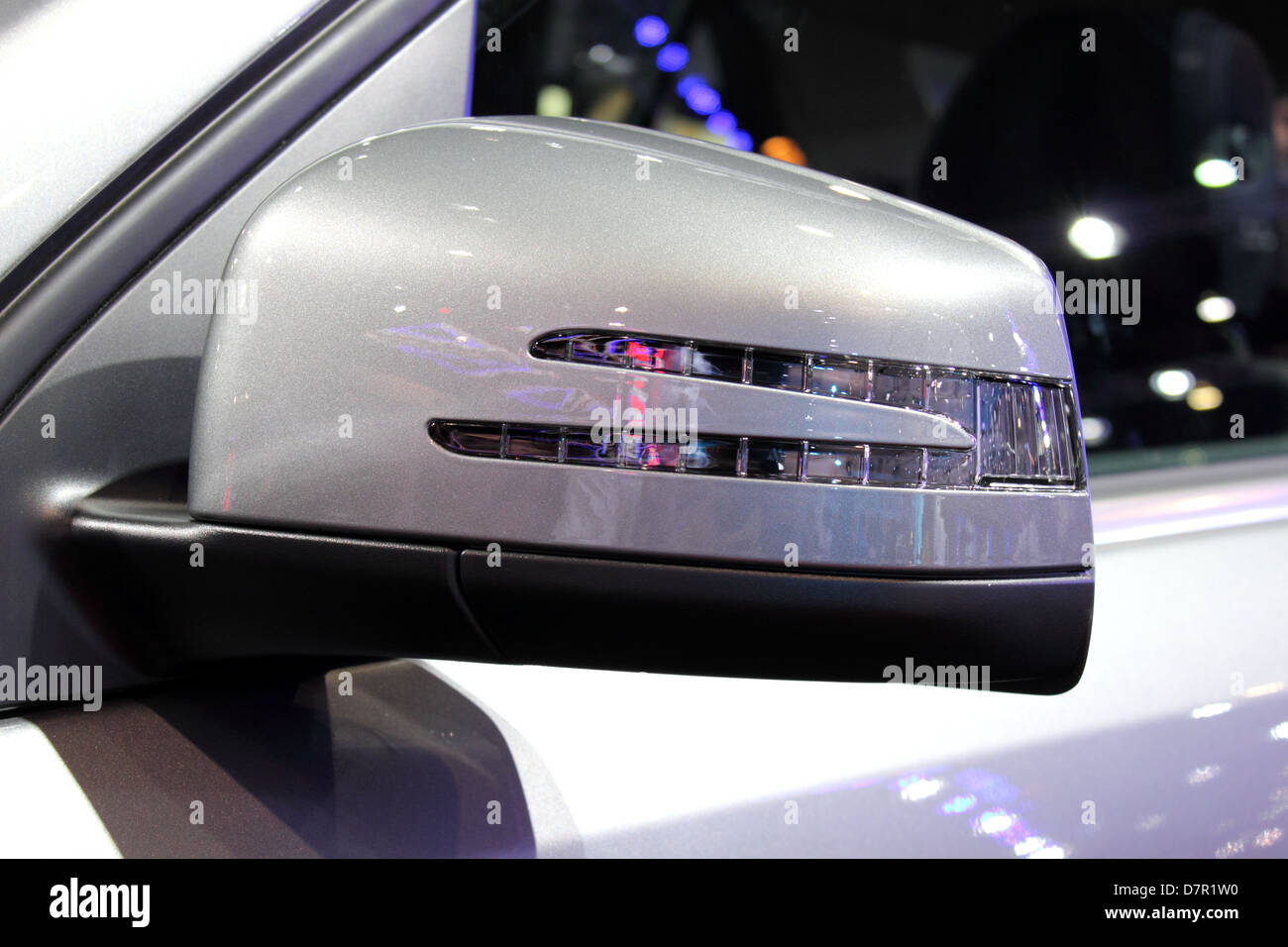 A car side mirror in a close up Stock Photo - Alamy