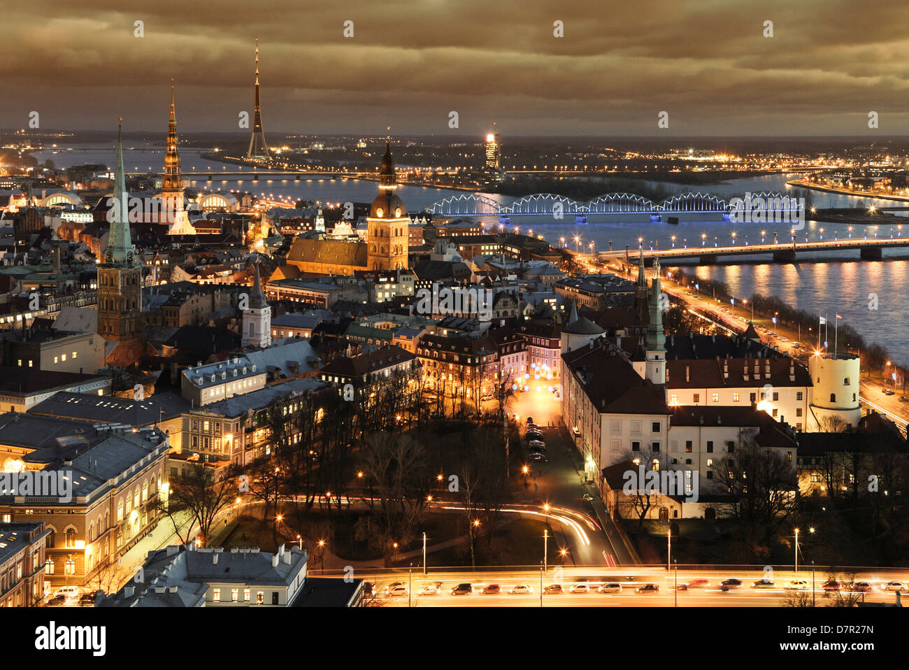 Riga latvia panoramic view stone hi-res stock photography and images ...