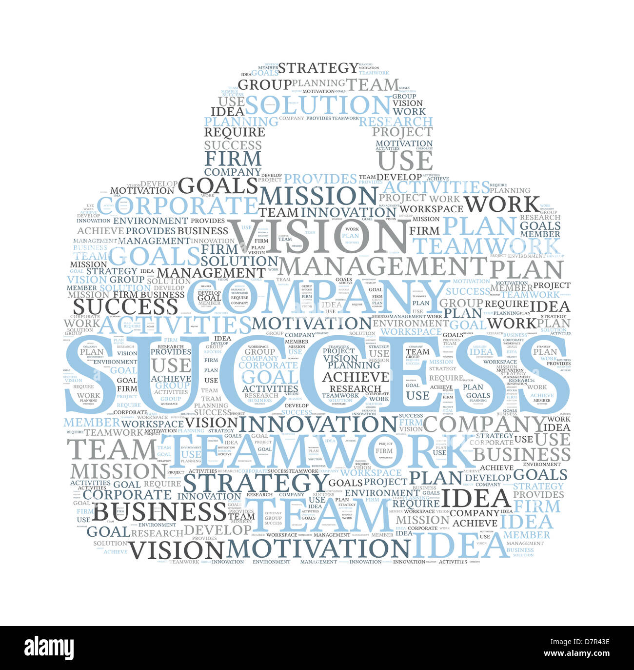 Business Bag Shape Vector Word Cloud on white background Stock Photo ...