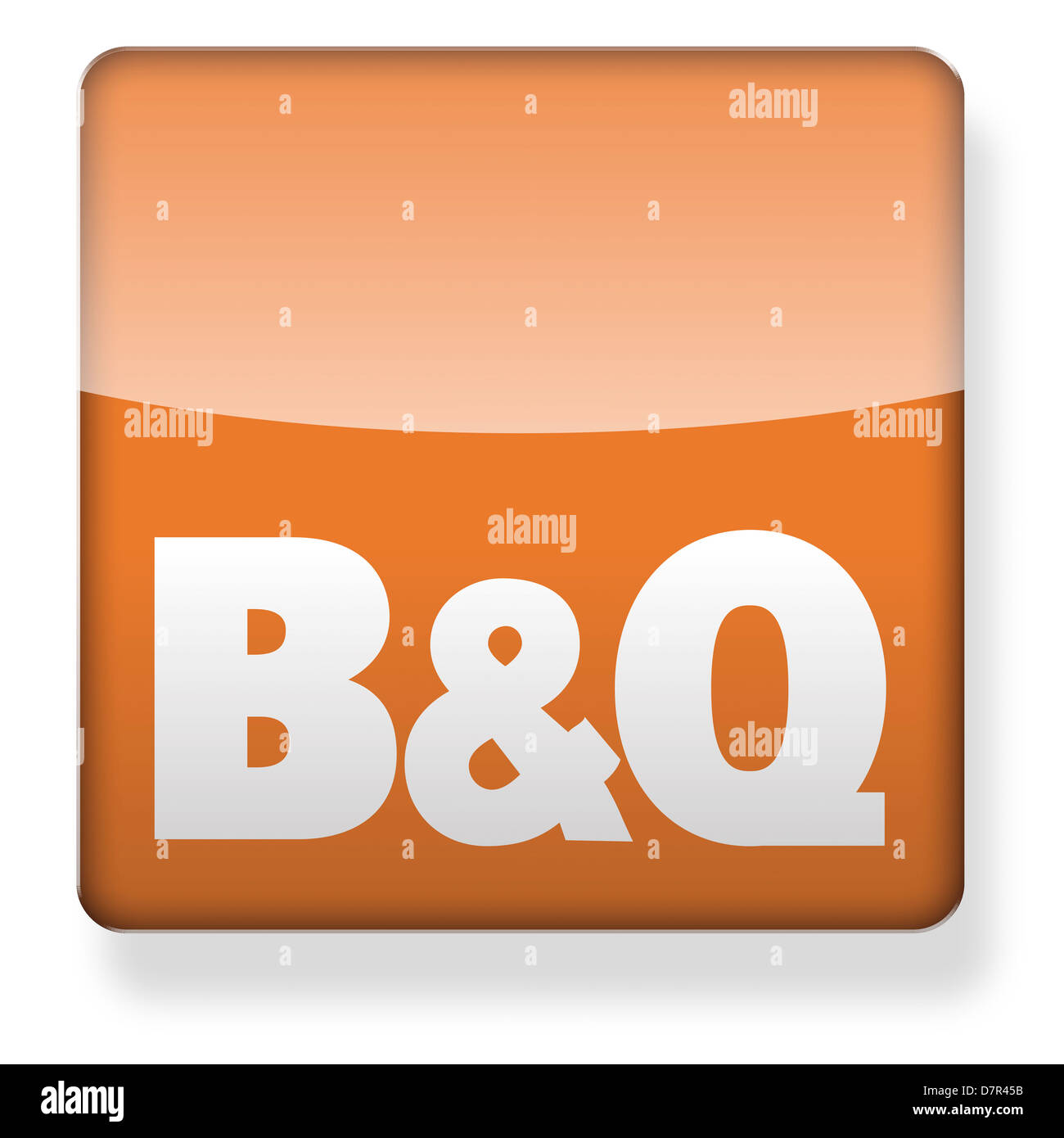 B&Q logo as an app icon. Clipping path included Stock Photo - Alamy