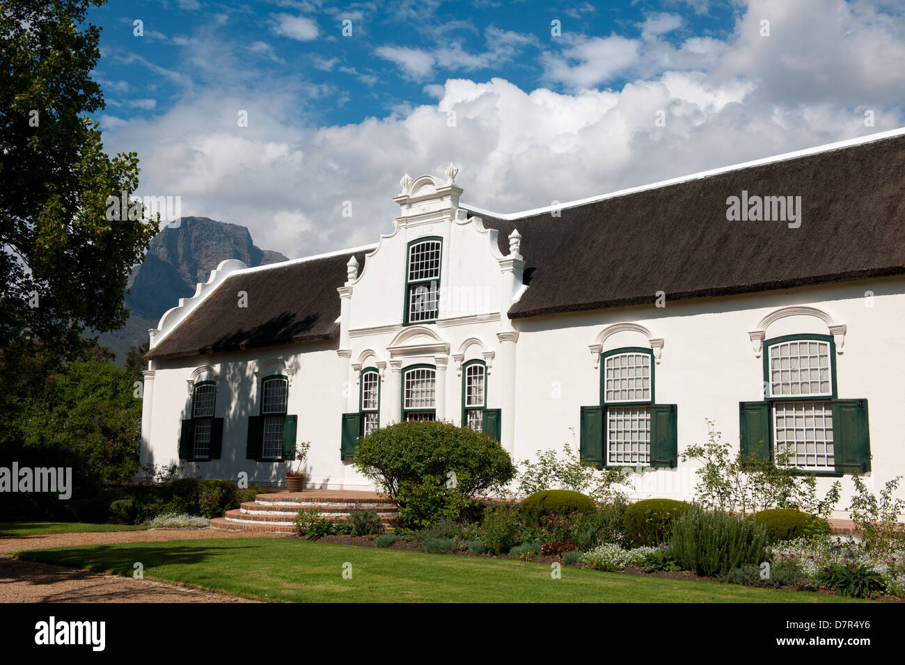 Cape Dutch manor house, Boschendal Estate, Franschhoek, South Africa ...