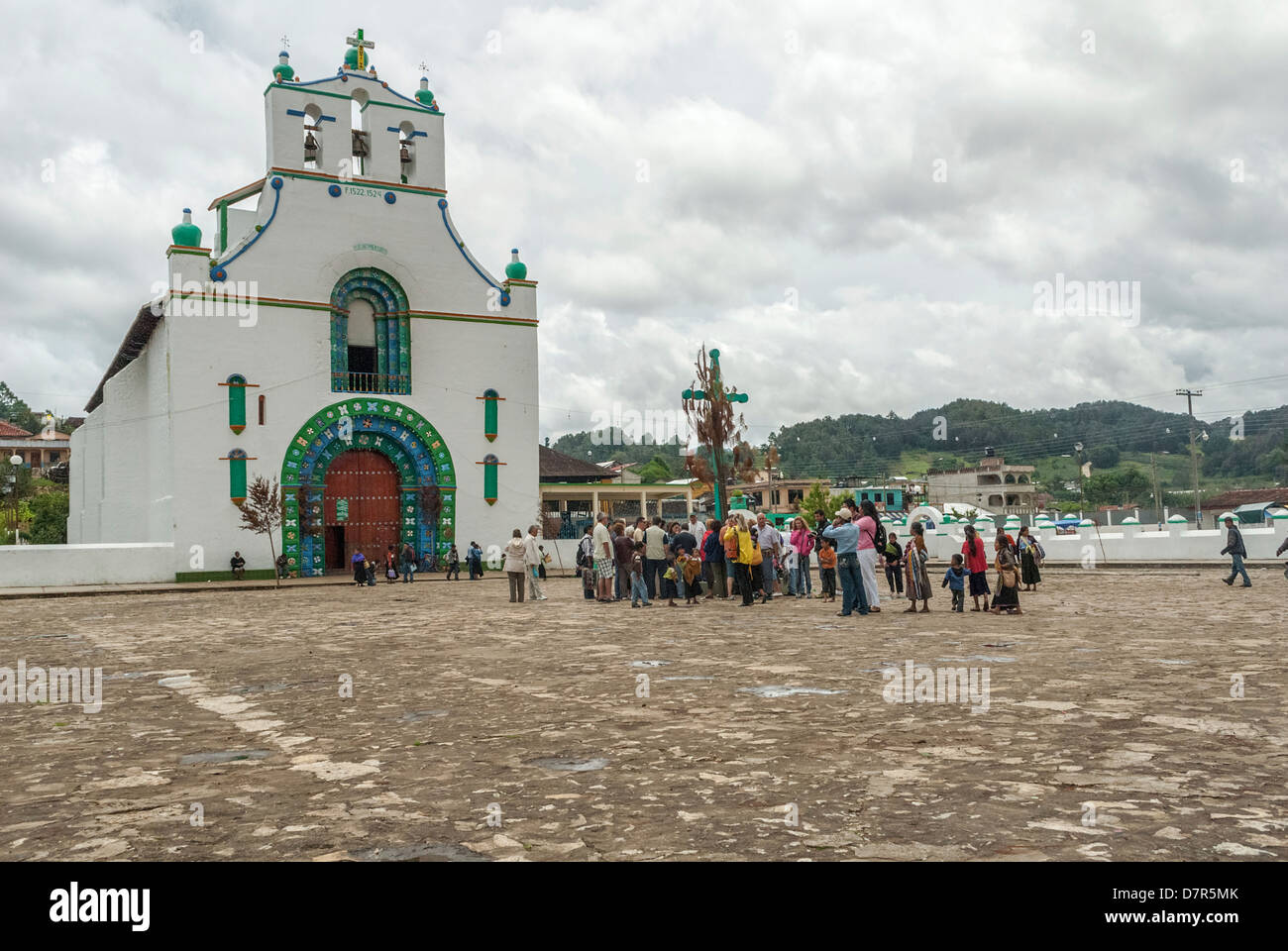 Mexico, Chiapas State, San Juan Chamula, urban scenes Stock Photo - Alamy