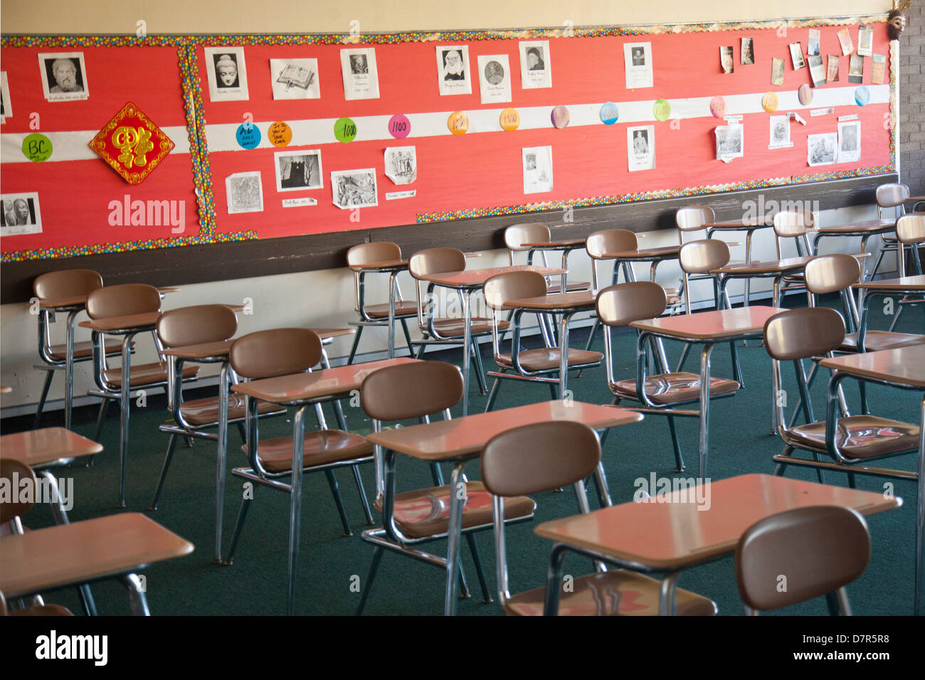 High school classroom usa hi-res stock photography and images - Alamy