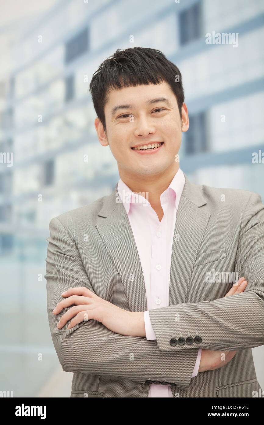 Smiling young man, portrait Stock Photo - Alamy