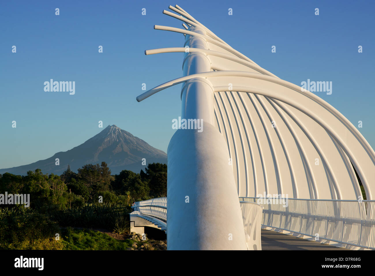 Te Rewa Rewa Bridge in New Plymouth, New Zealand Stock Photo - Alamy