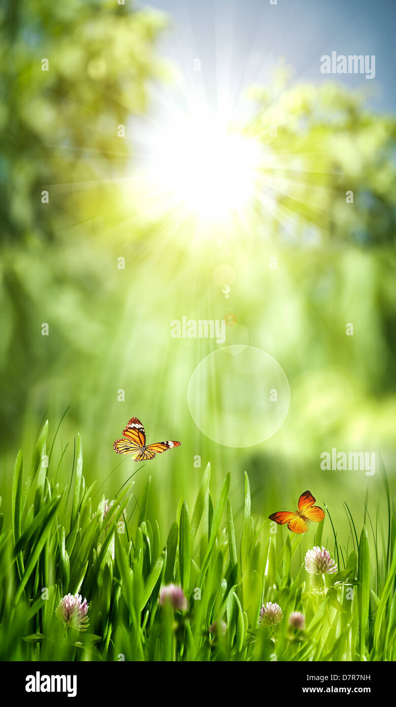 Green world, abstract environmental backgrounds for your design Stock ...