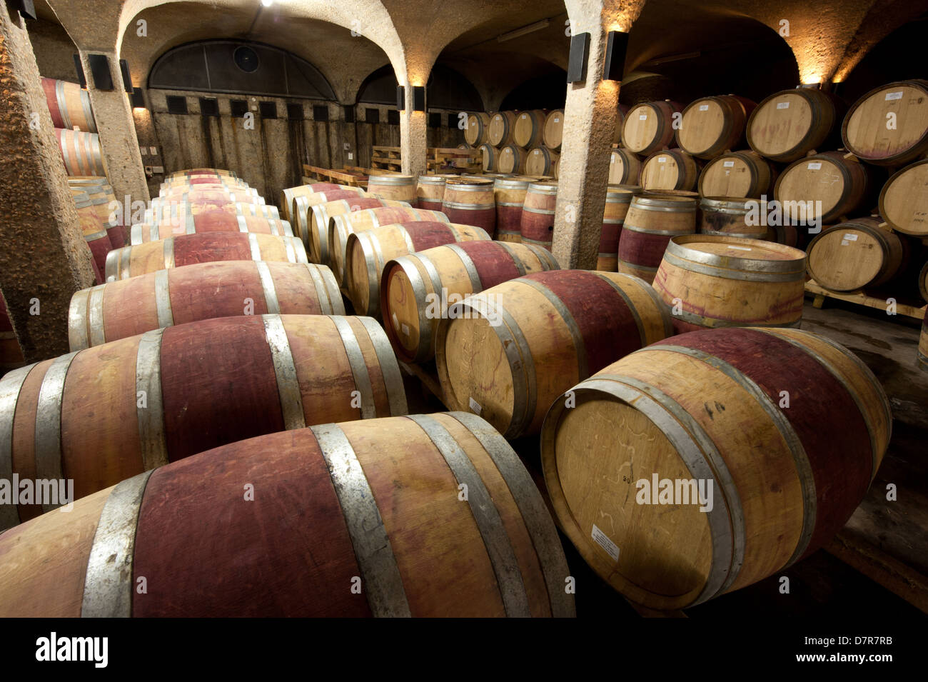 wine cellar, Rustenberg wine estate, Stellenbosch, South Africa Stock ...