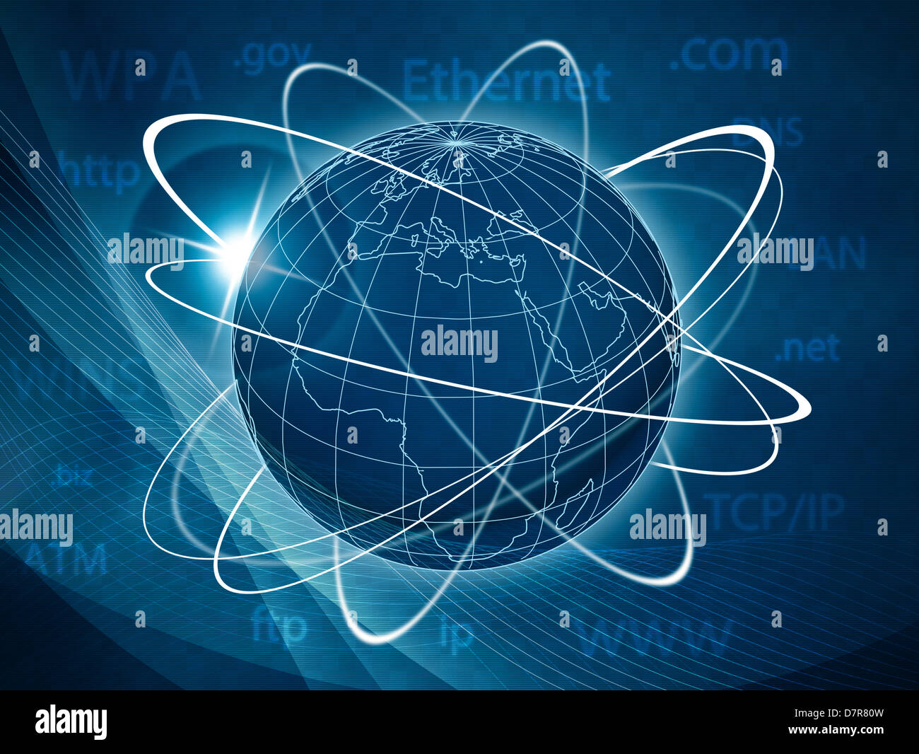 Modern communications. Abstract techno backgrounds Stock Photo - Alamy
