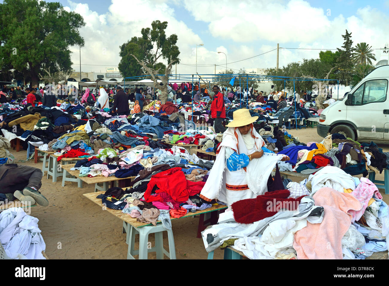 Market at Midoun, Djerba, Tunisia Stock Photo - Alamy